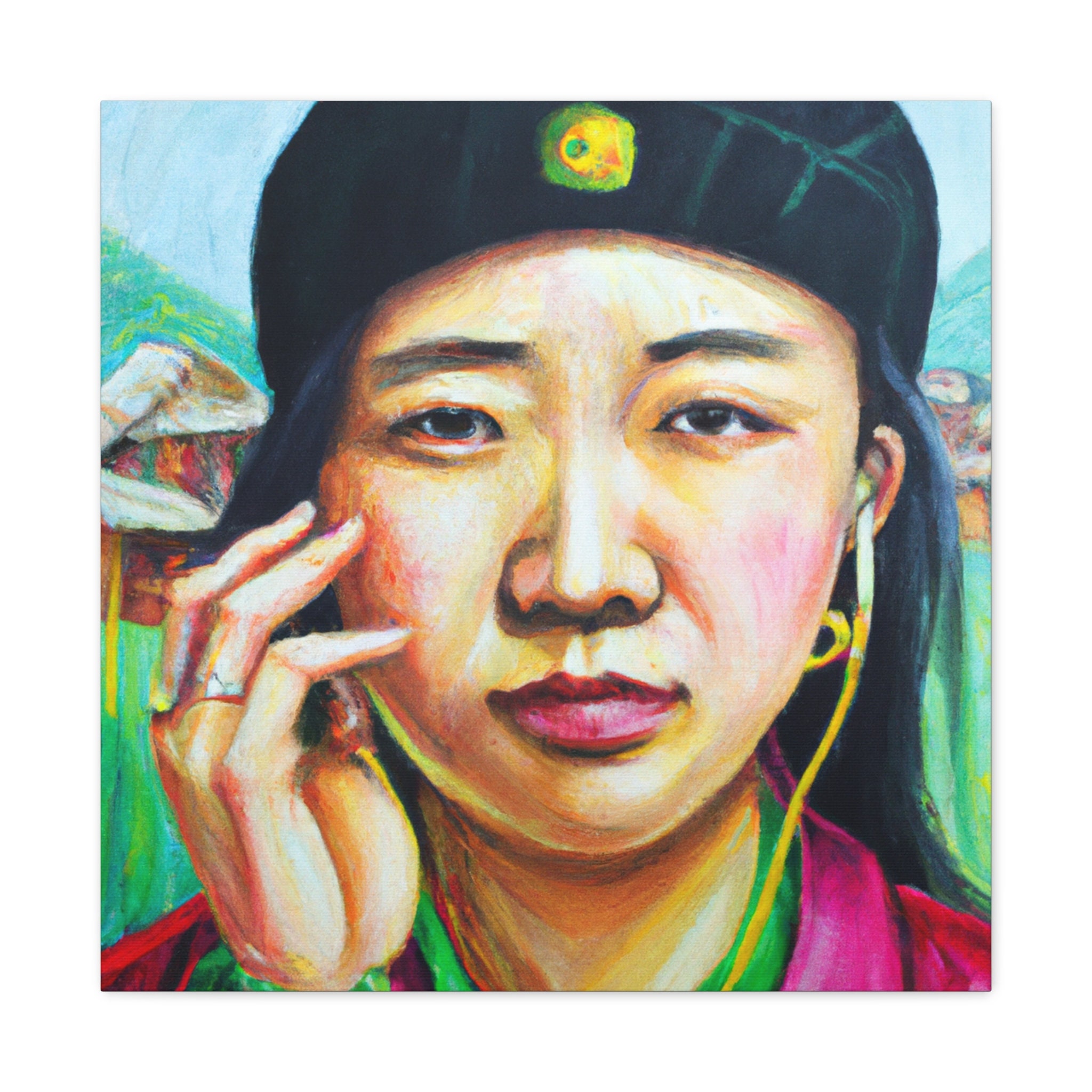Hmong Girl Oil Painting - Etsy