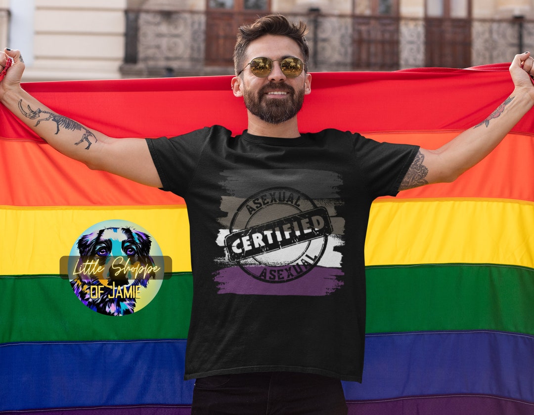 Camiseta del orgullo asexual camisas del mes del orgullo camisas LGBTQIA regalos del mes del ...