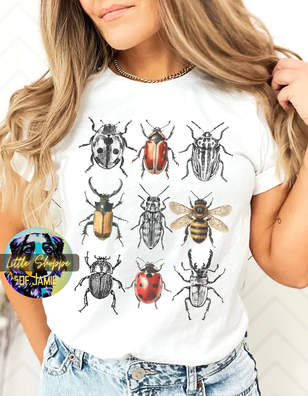 Insect Collection Graphic T-shirt Entomology Gift Bug Collector Shirt ...