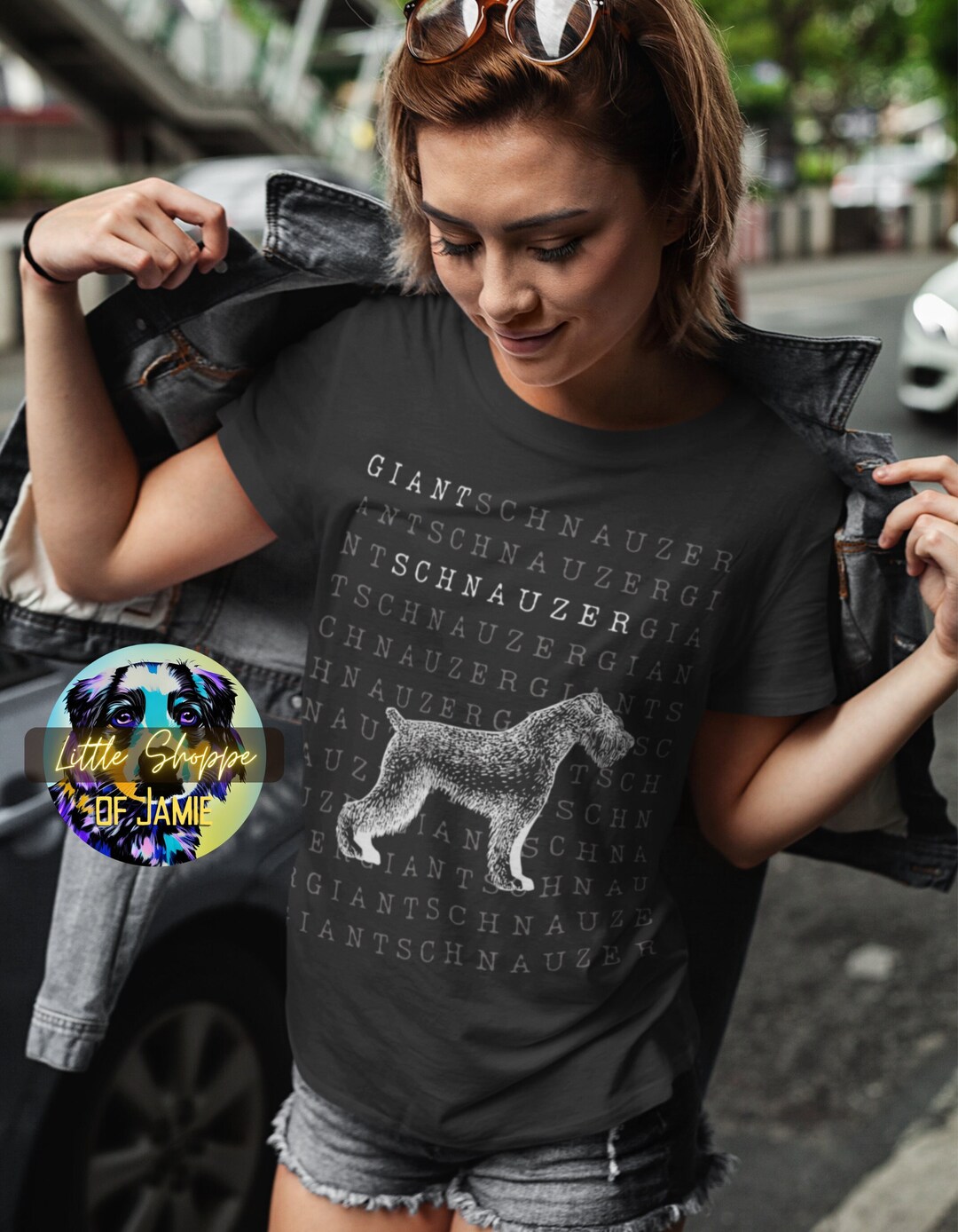 Giant Schnauzer Graphic Tee Shirts Dog Lover Shirts Giant Schnauzer T ...