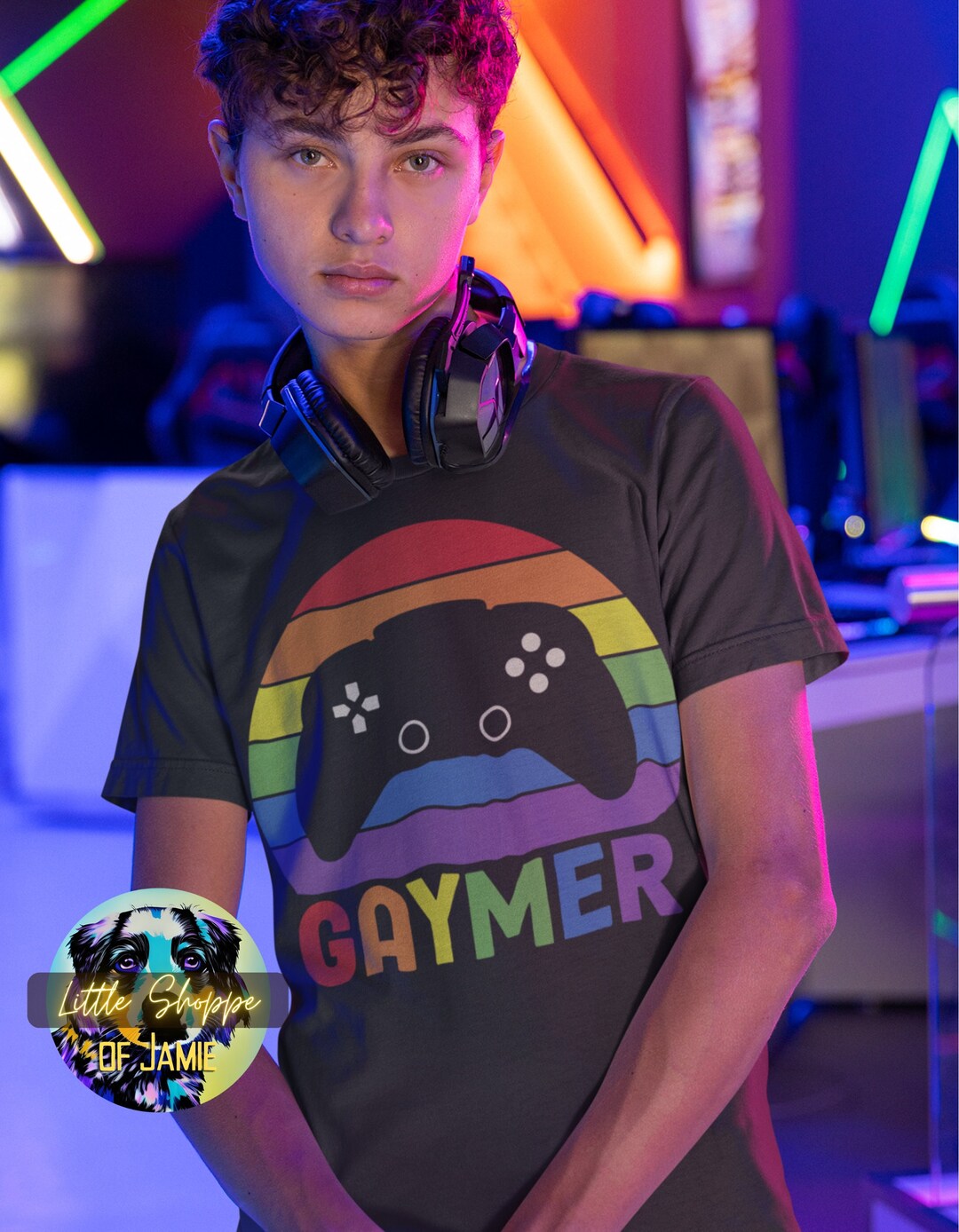 Pride Month Gamer Graphic Tee Shirt Love is Love T-shirt LGBTQIA Shirt ...