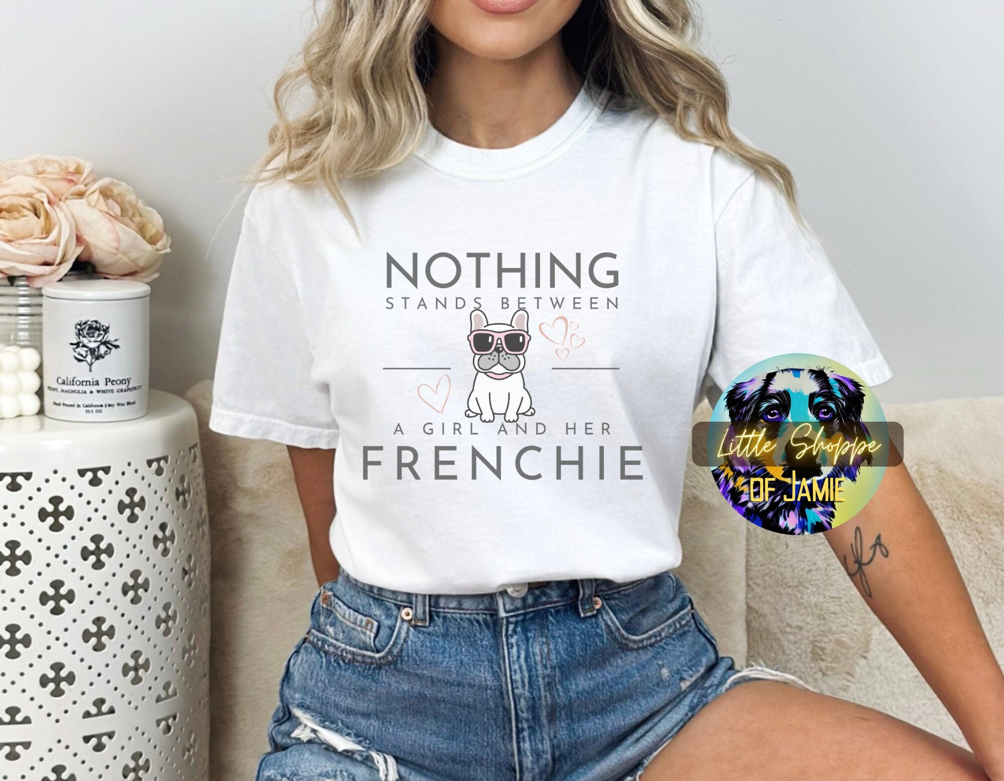 French Bulldog T-shirt Dog Lover Gifts Frenchie Shirts French Bulldog ...
