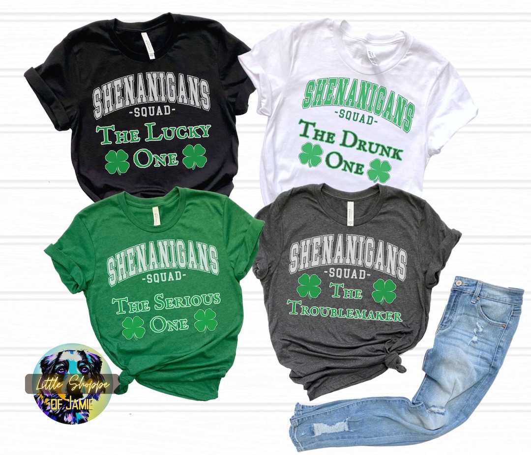 Saint Patrick's Day Funny Group T-shirts Matching St Patrick's Day ...