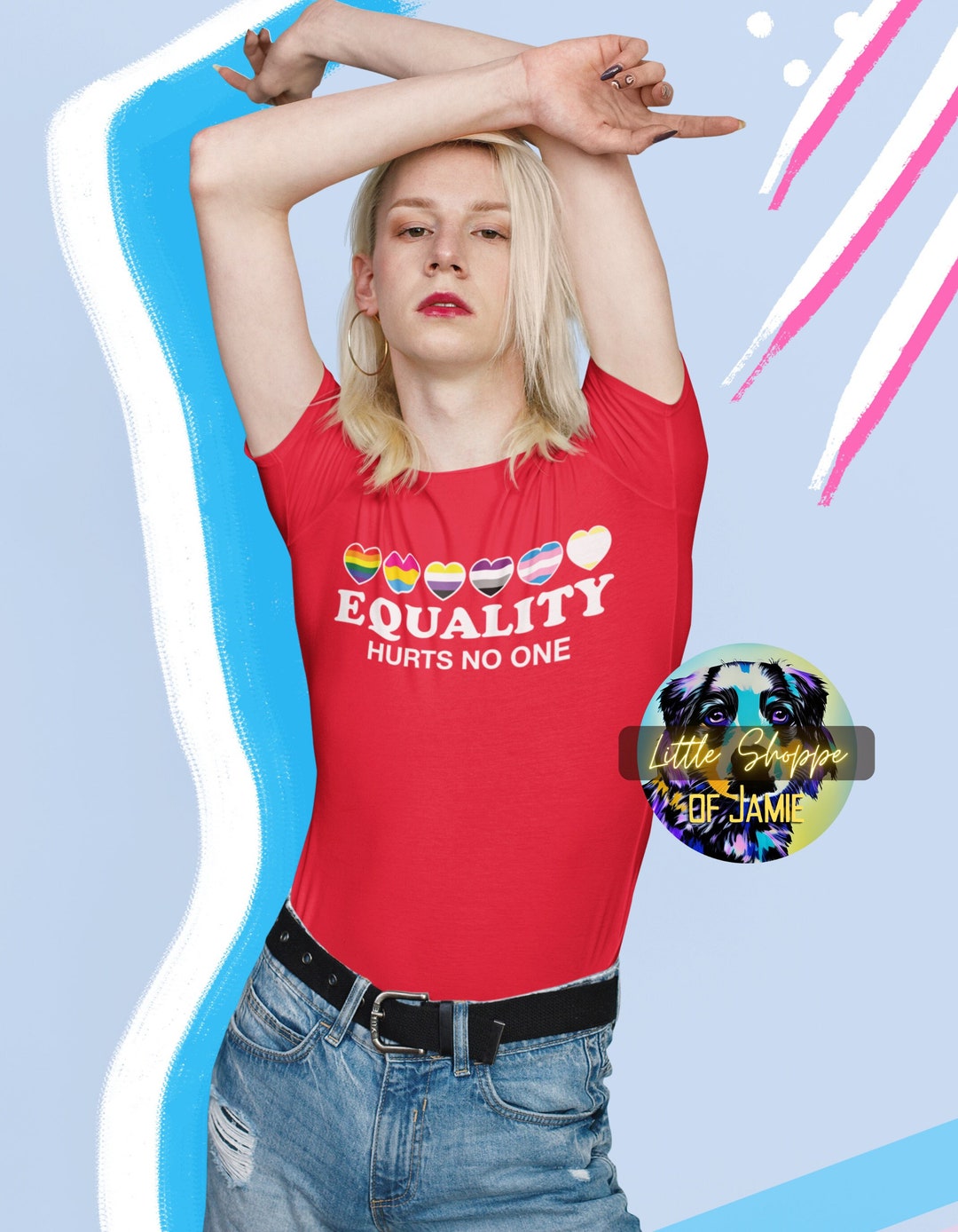 Pride Month Graphic Tee Shirts Love is Love T-shirt LGBTQIA Shirt ...