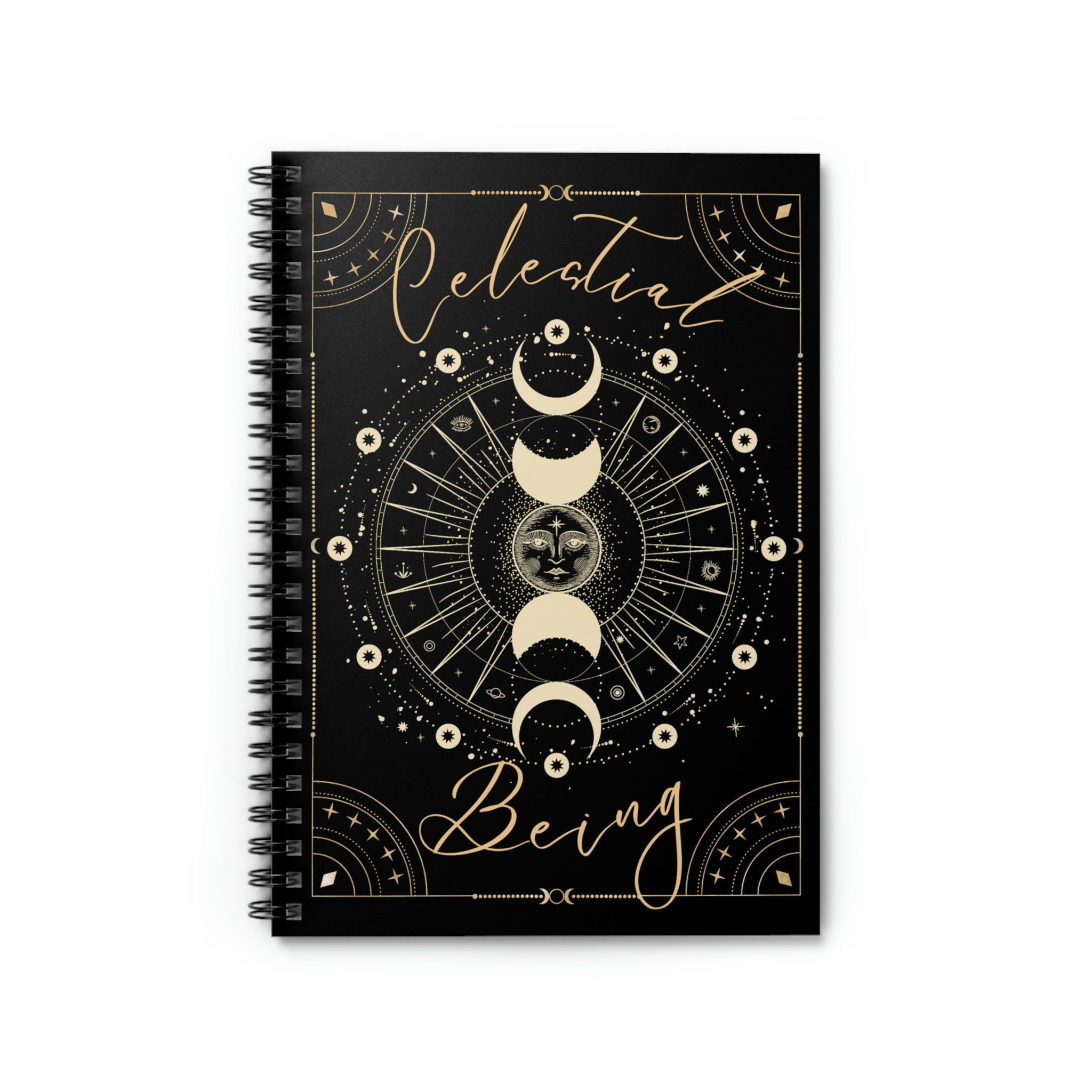 Stars and Moon Notebook Celestial Journal Travel Journal Daily Journal ...