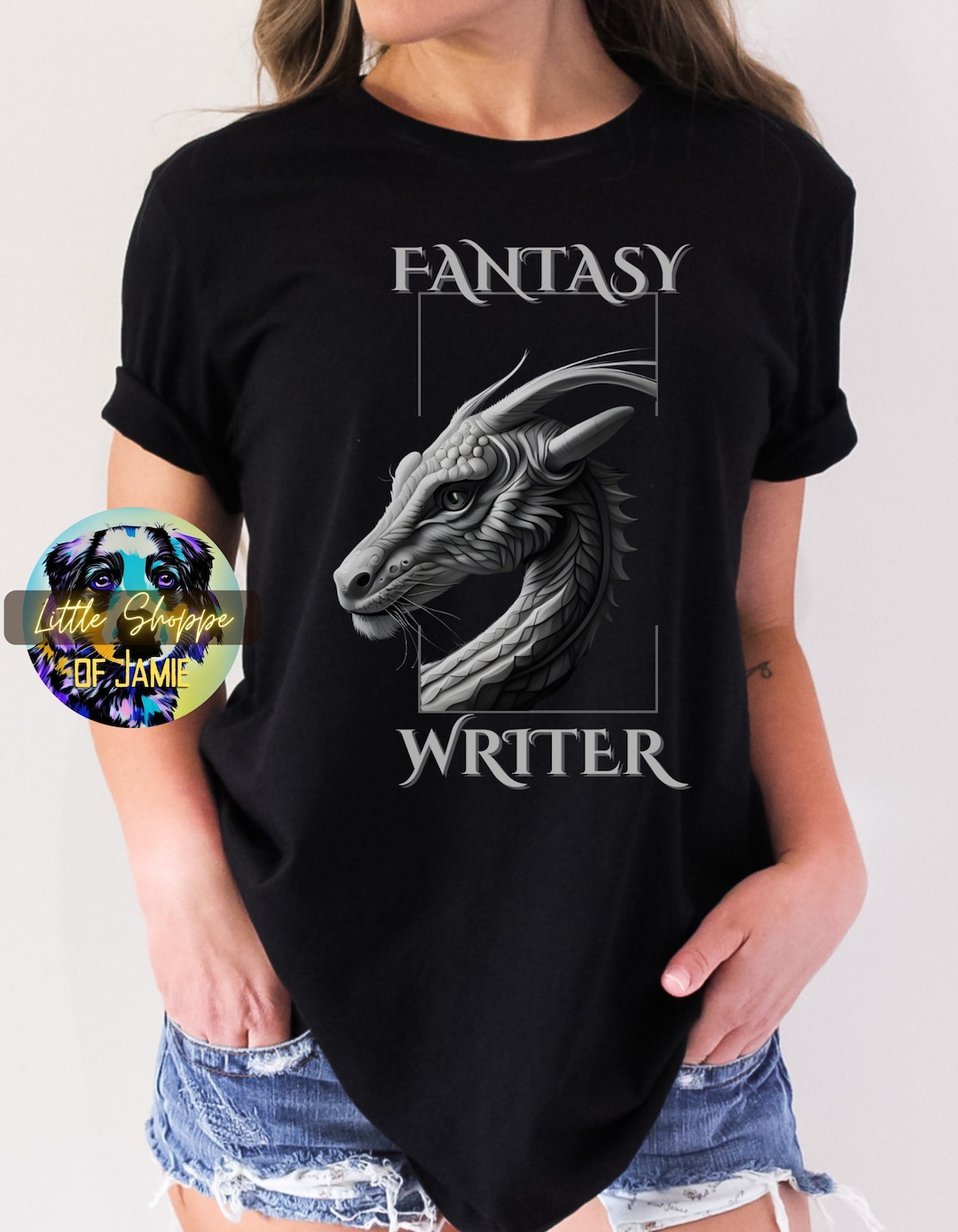 Fantasy Writer Graphic Tee Shirt Writer Gifts Author Gifts Writing T ...