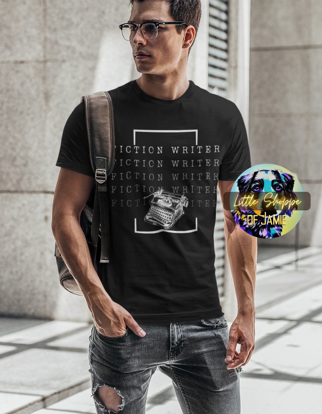 Fiction Writer Graphic Tee Shirt Writer Shirts Author Shirts Writer ...