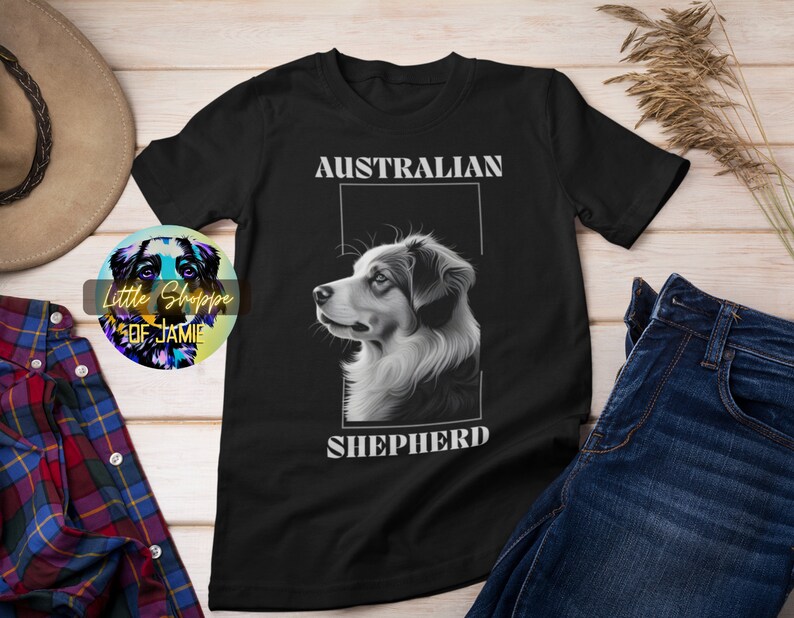 Australian Shepherd T Shirt Aussie Dog Shirt Shepherd Gifts Australian ...