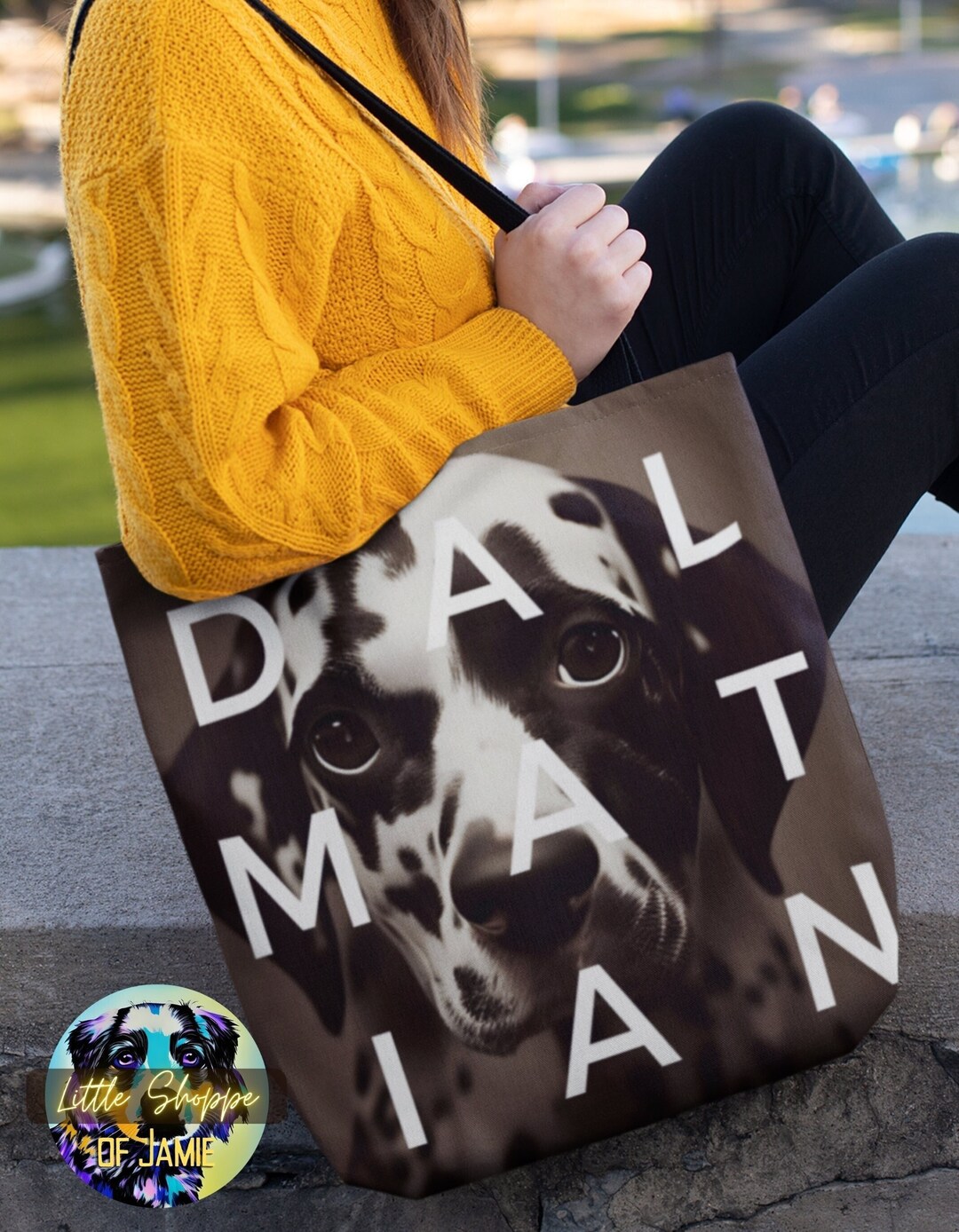Tote Bags Dalmatians Dog Lover Gifts Dalmatian Gifts Canvas Tote Bags ...