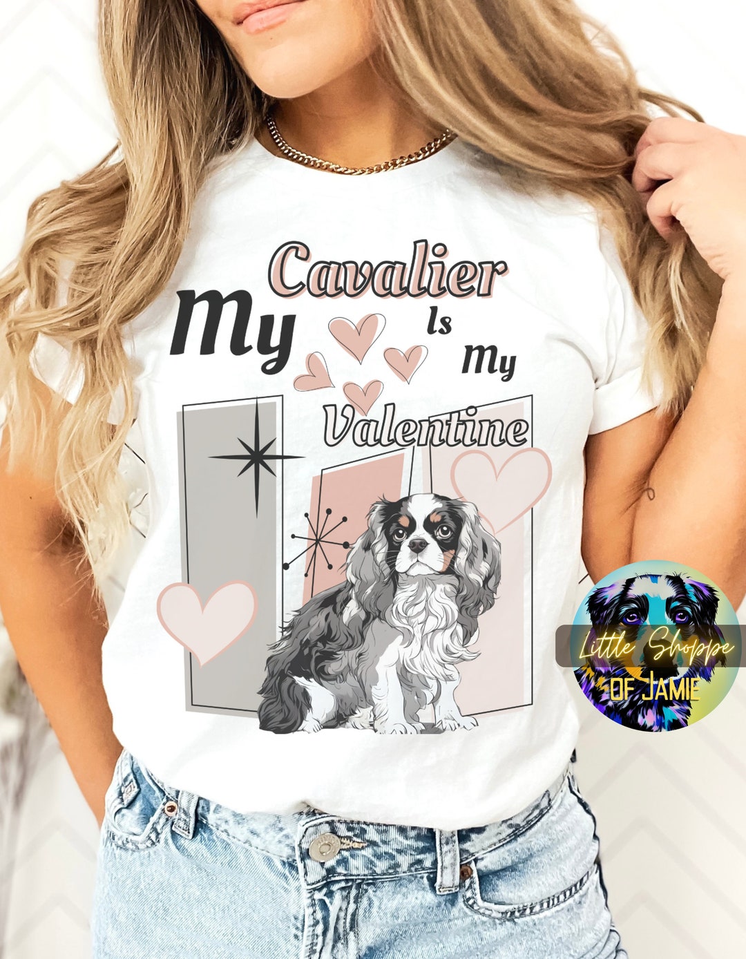 Cavalier King Charles Spaniel Camisetas del Día de San Valentín ...