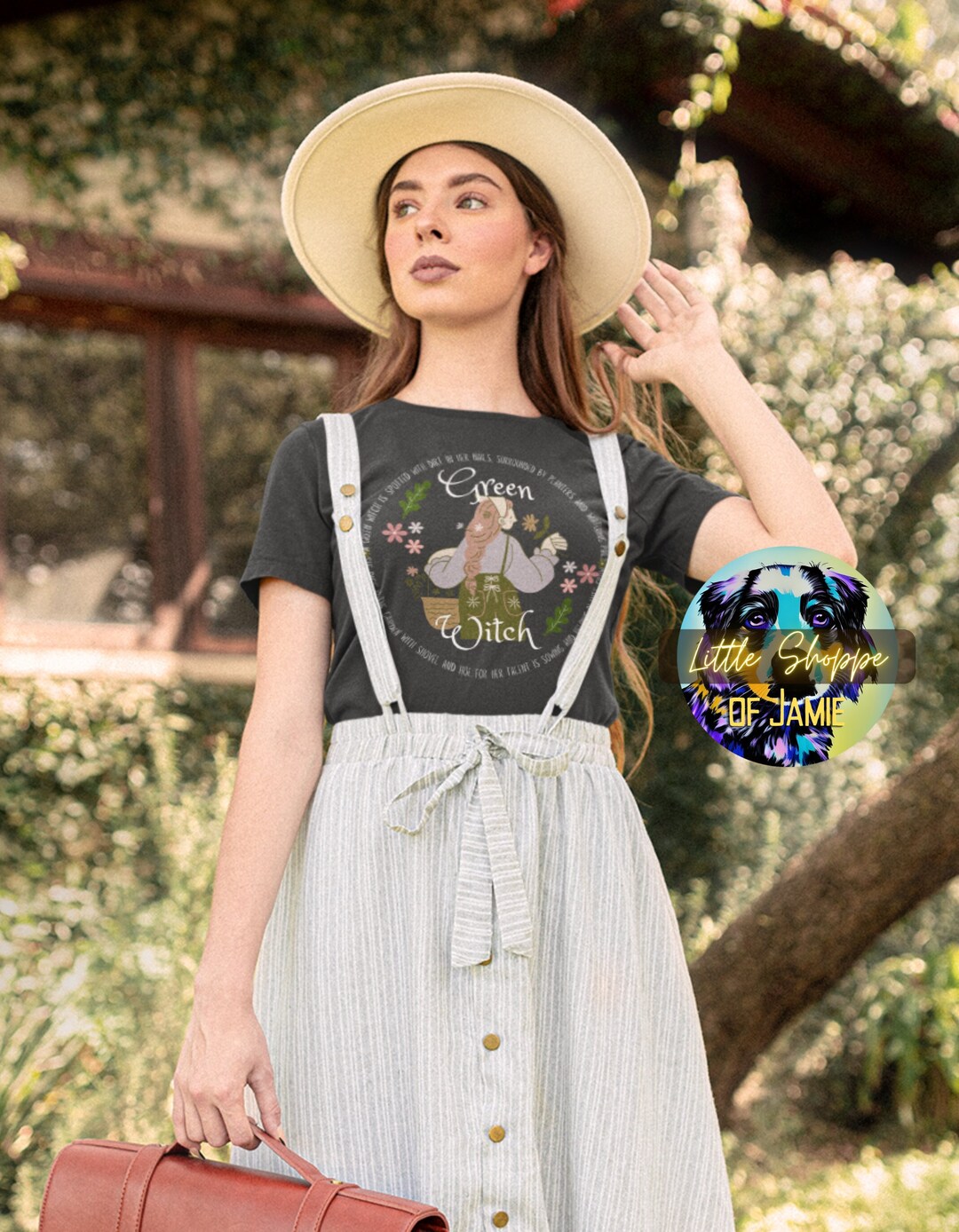 Green Witch Shirts Witchcraft Wiccan Gifts Pagan Shirts Goblincore ...