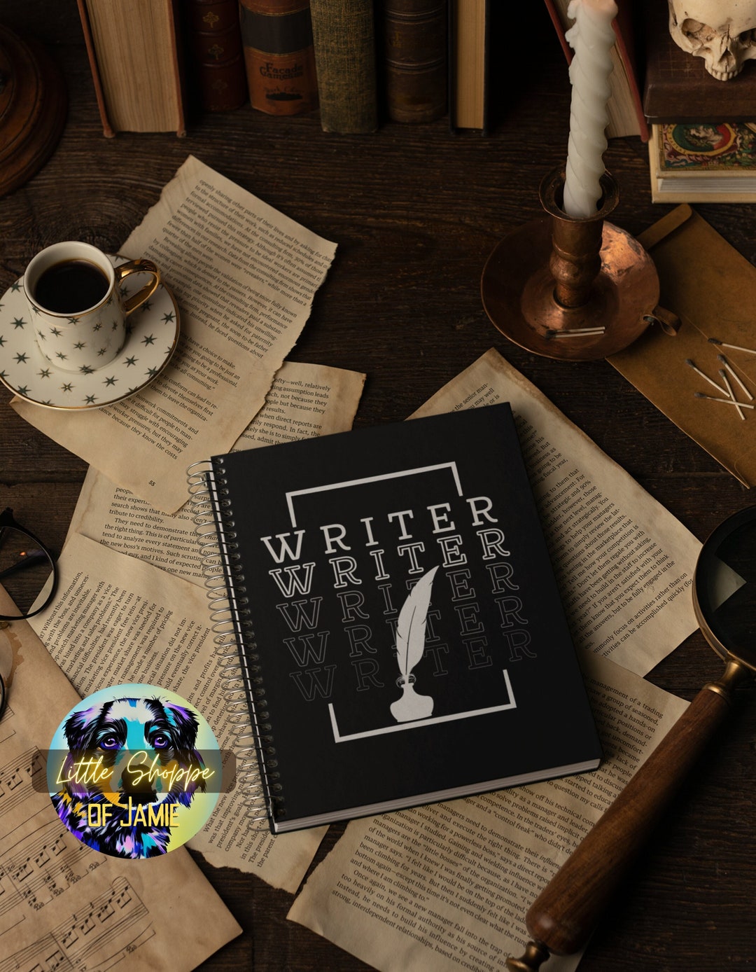 Writer Spiral Notebook Writer Gifts Author Gifts Writer Journal Author ...