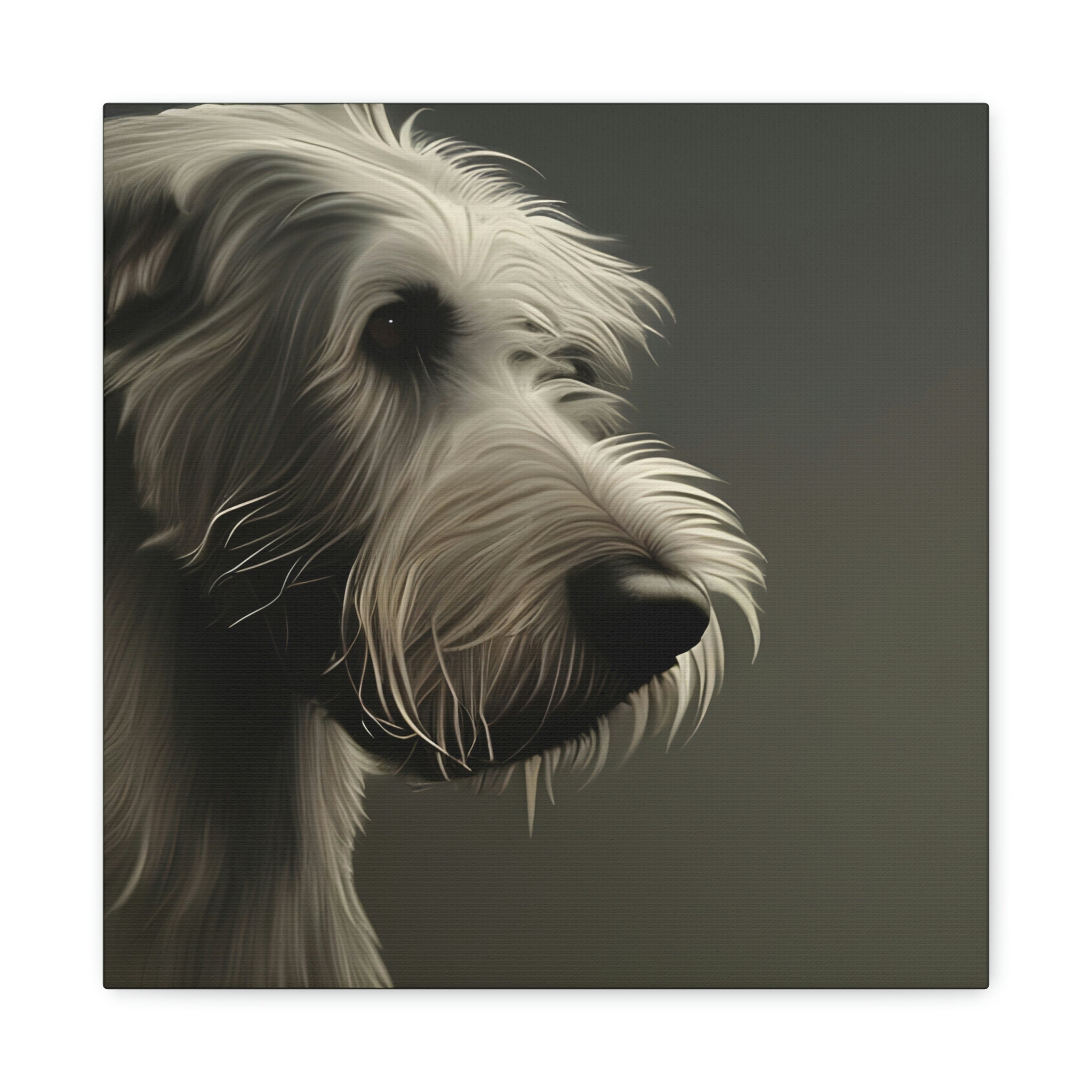 Irish Wolfhound Canvas Wall Art, Wolfhound Decor, Dog Decor, Gift for ...