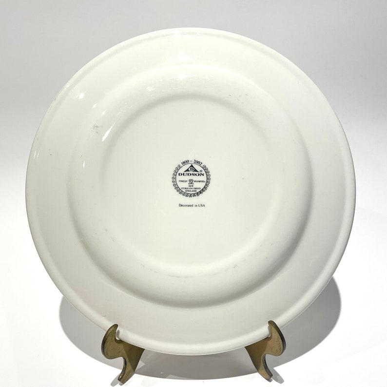 Vintage Monogram Ceramic Plate Green "g" | 10" Diameter | Preppy Plate ...