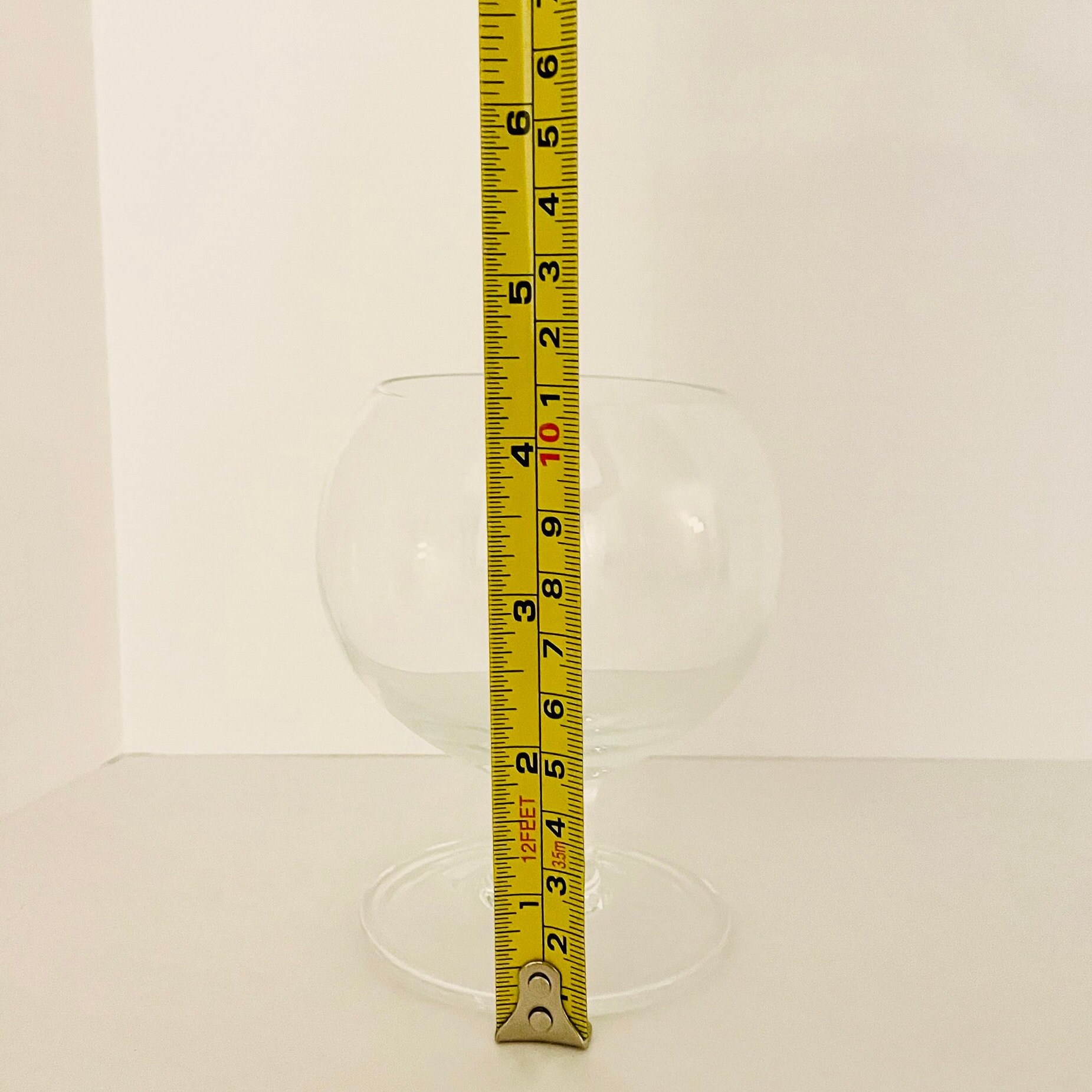 Two Hand Blown Brandy Glasses Crystal Cognac Brandy Snifters Dad Gift ...