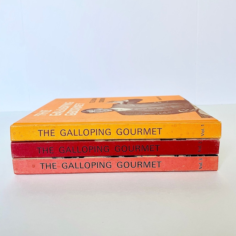 Vintage the Galloping Gourmet Television Cookbook 1969 Set Vol 1-3 ...