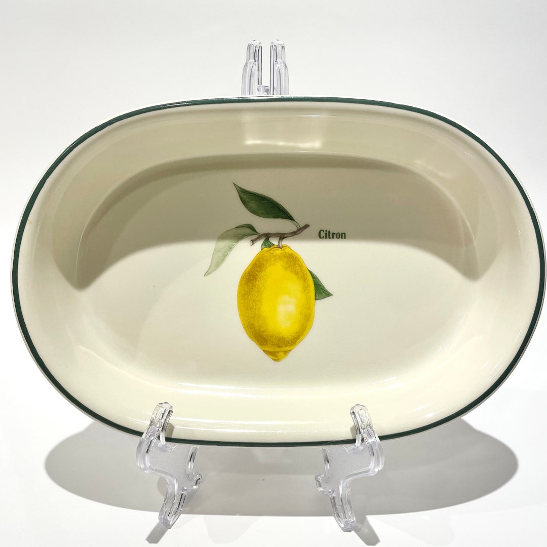 Vintage Ulster Ceramics Small Casserole Dish Citron Lemon Made in UK ...
