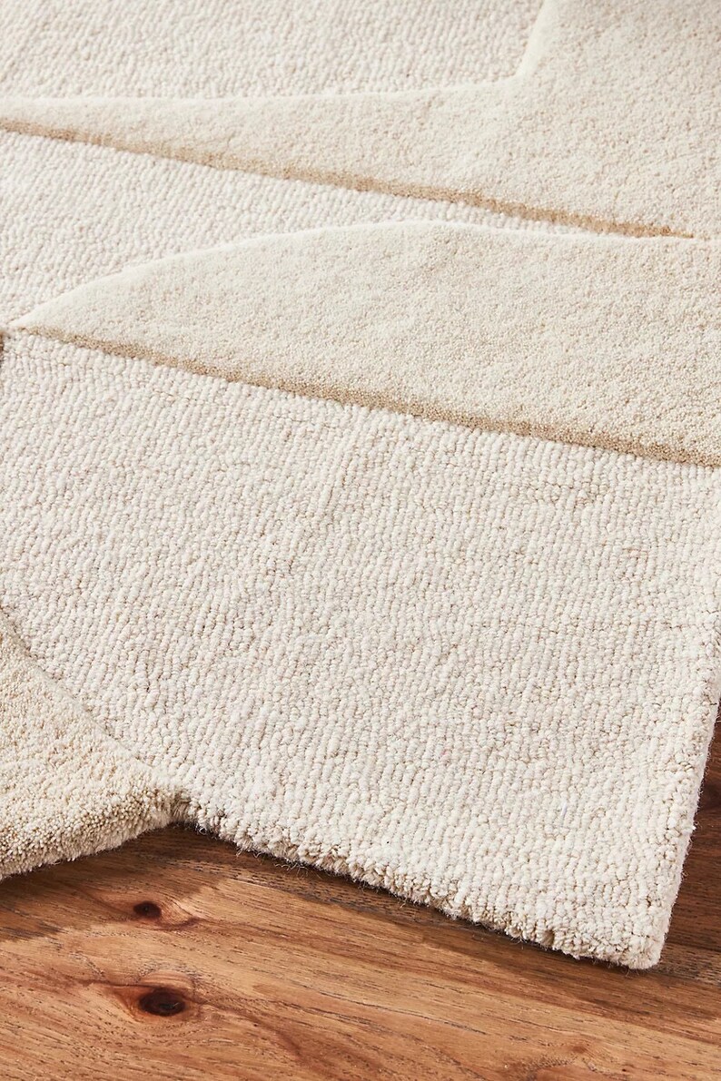 8x10 New Authentic Petra Handmade Tufted Woolen Area Rug Irregular ...