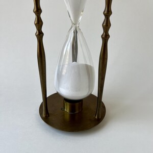 Vintage Brass Hourglass, One Hour Sand Timer - Etsy