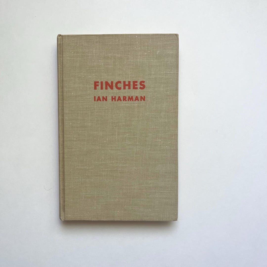 Vintage 1950's Finches Book, Bird Keeping Educational Book - Etsy