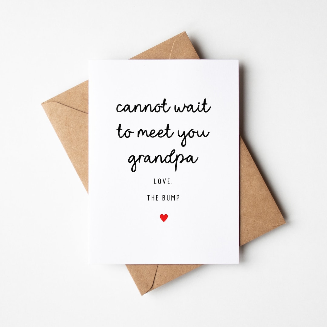 Future Grandpa Father's Day Card, Grandpa-to-be Father's Day Gift ...