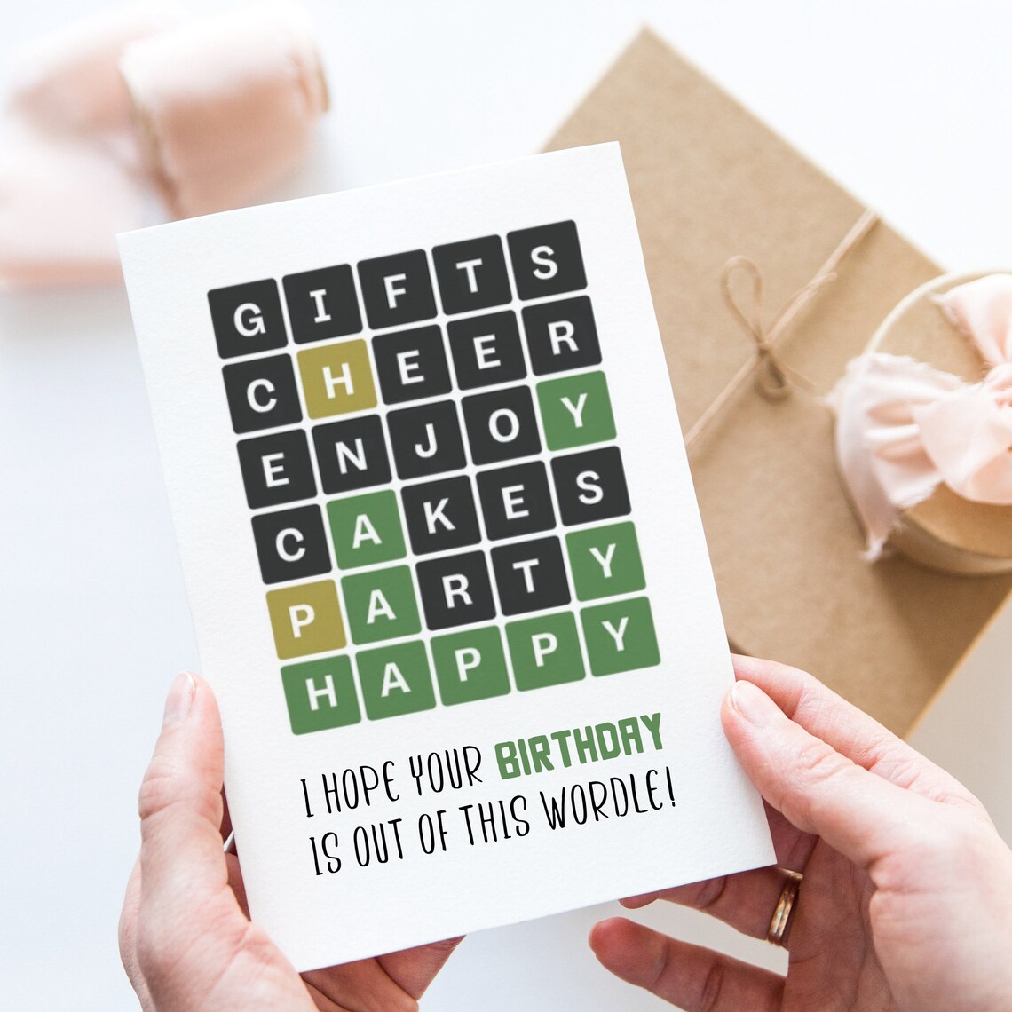 Wordle Happy Birthday Card Instant Download, Funny Cute Card for Her ...