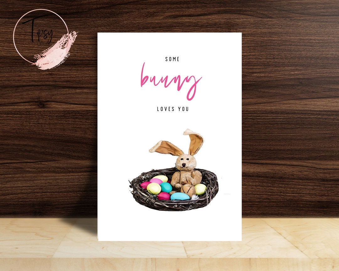 Funny Easter Card, Easter Card Bunny, Pun Easter Cards, Happy Easter ...