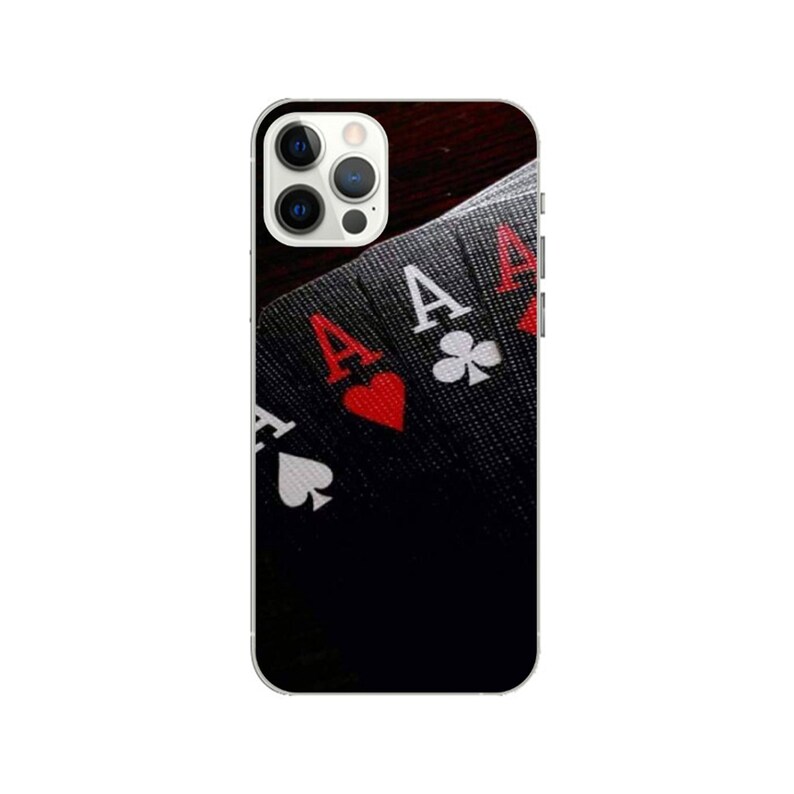 Playing Cards Phone Case: Poker Gift, Customizable TPU Cover - Etsy