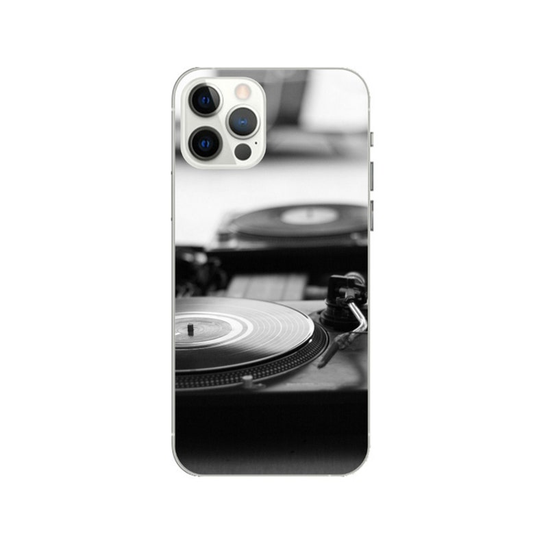 Vinyl Record Phone Case: Retro Music Gift, Customizable TPU Cover - Etsy