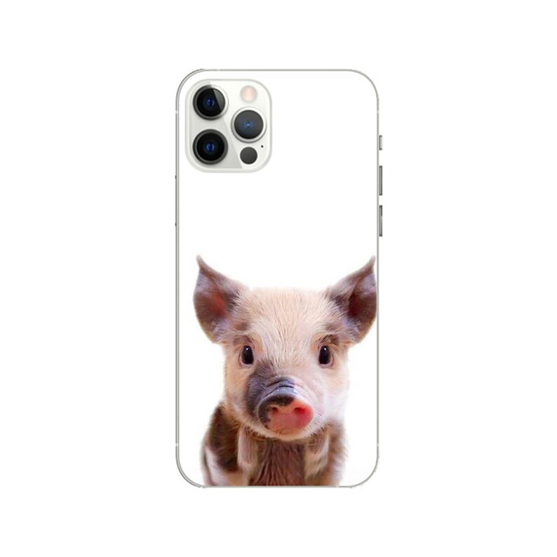 Funny Pig Phone Case, Baby Pig Gift, Cute Animal Case, Sweet Piggy ...