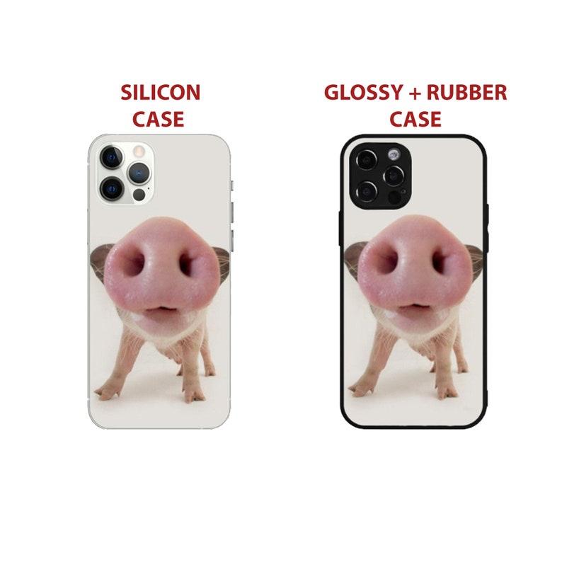 Funny Pig Phone Case, Baby Pig Gift, Cute Animal Case, Sweet Piggy ...