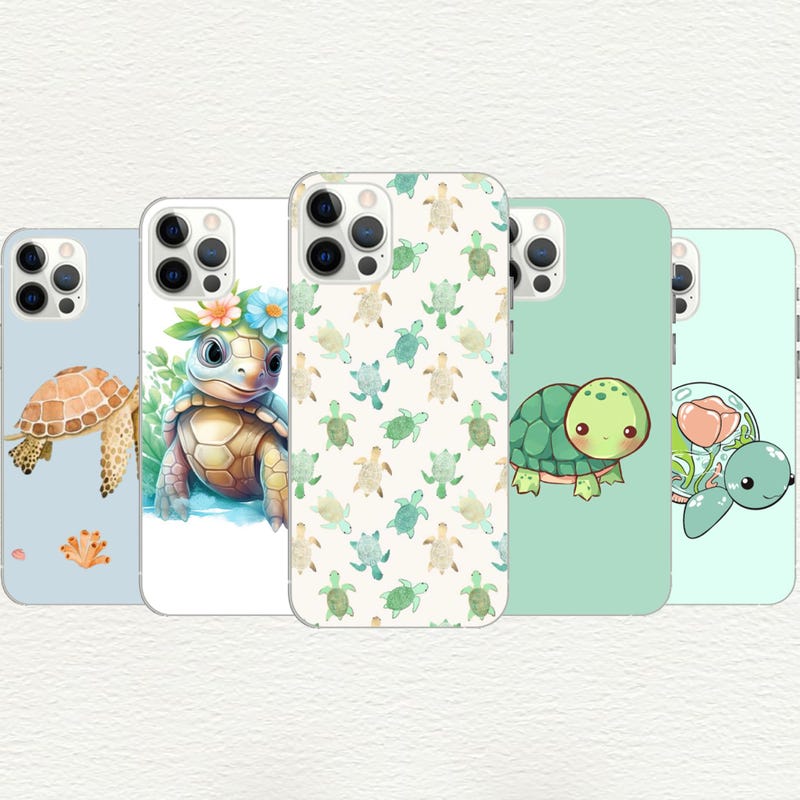 Turtle Phone Case - Etsy