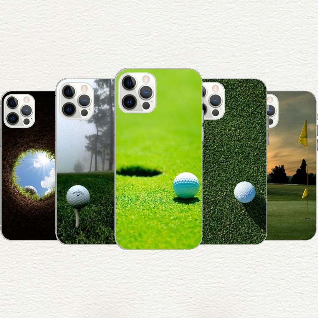 Golf Phone Case: Retro Sports Design, Customizable TPU Cover - Etsy