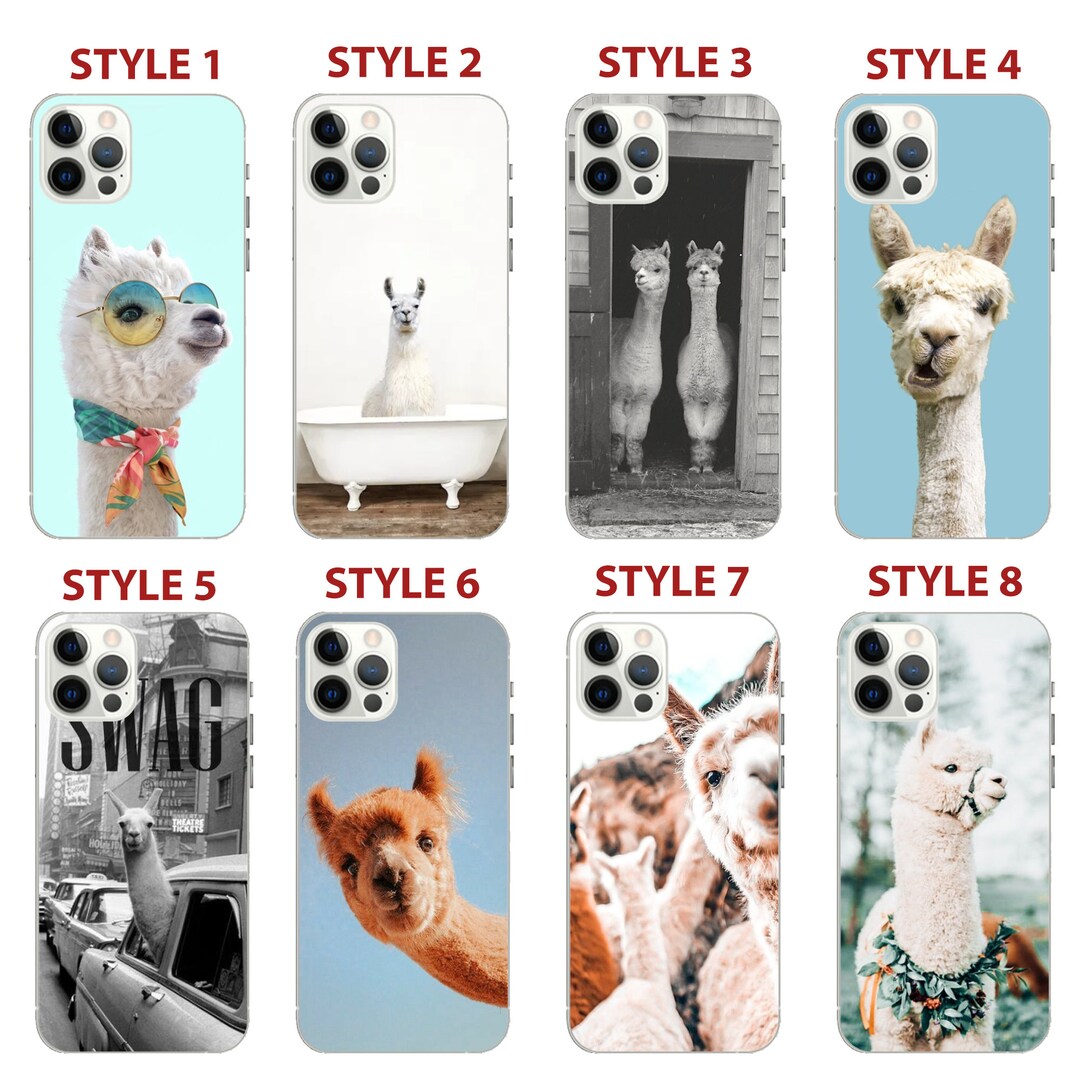 Llama Phone Case, Funny Llama Gift, Cute Llama Lover, Animal Phone Case ...