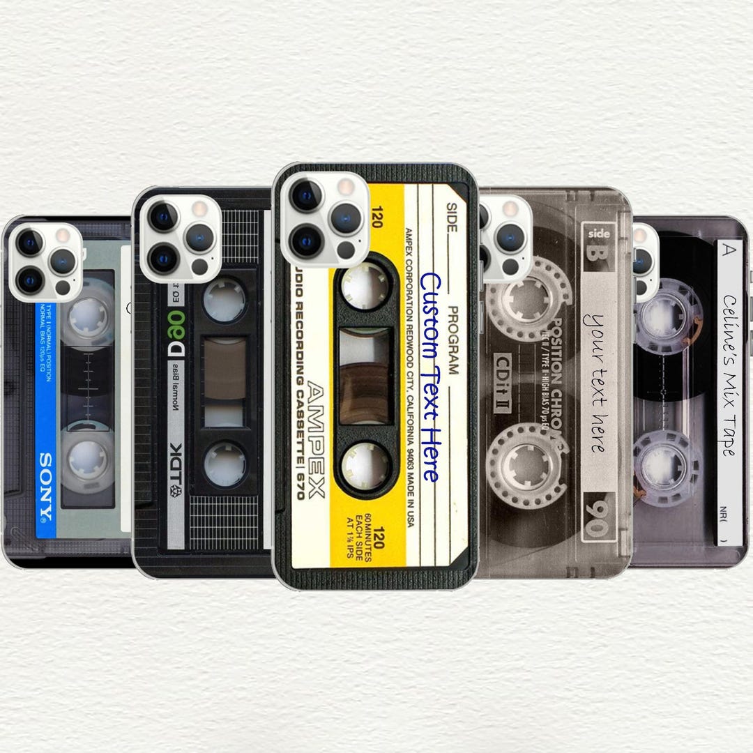 Personalized Cassette Tape Phone Case: Retro Mixtape Design - Etsy