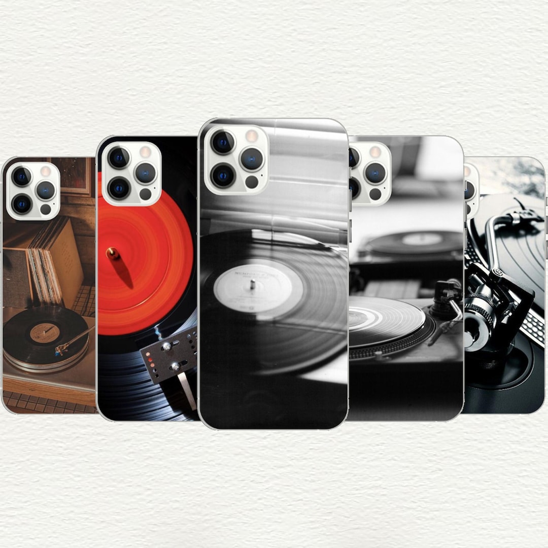 Turntable Phone Case, Retro Music Gift, Pickup Case, Record Player Gift ...