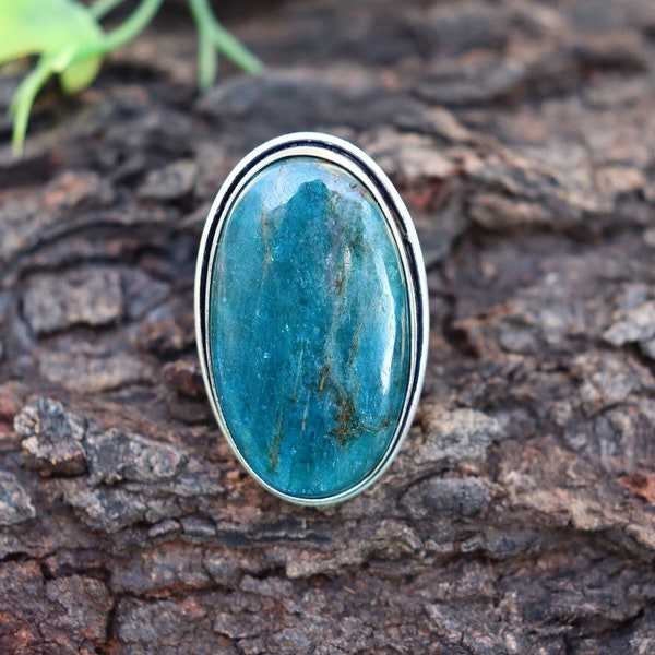 Apatite Ring - Etsy