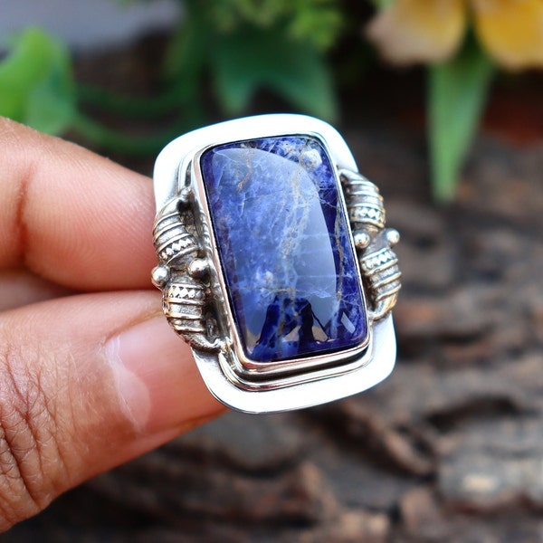 Sodalite Ring - Etsy