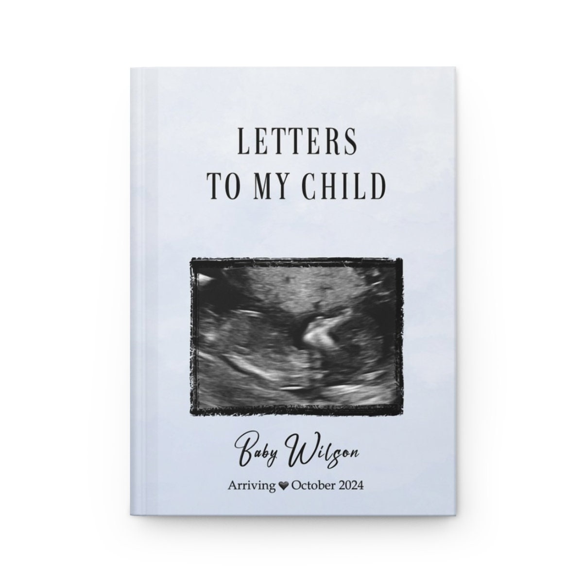 New Dad Gift New Daddy Gift Letters to My Child Journal Sonogram Gift ...