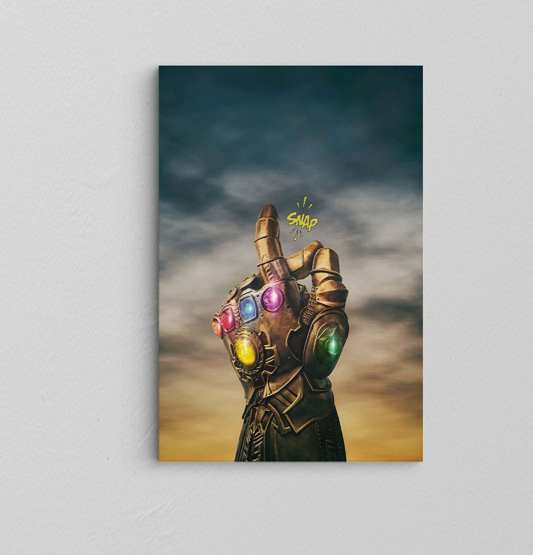 Thanos Poster / Cartoon Comics Art / Marvel Print Art / - Etsy