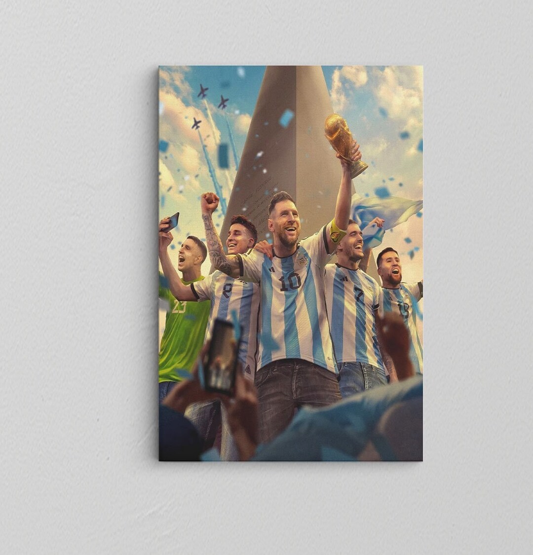 Lionel Messi Wall Art / World Cup 2022 Wall Art / Messi GOAT / Football ...