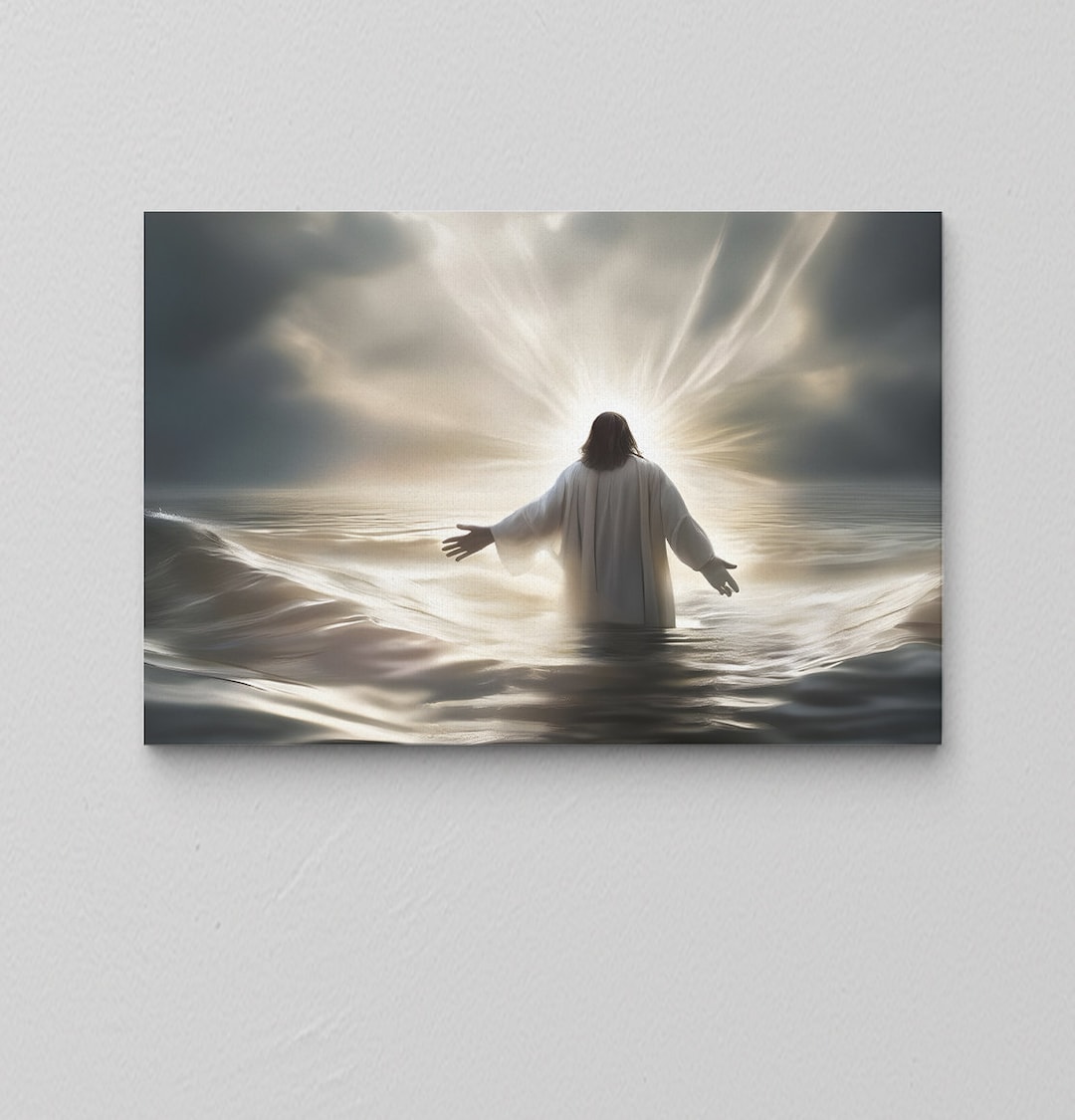 Christian Canvas Painting Decor/ Jesus Wall Art / Christian Gift ...