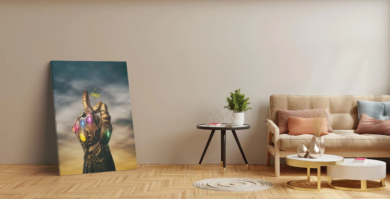 Thanos Poster / Cartoon Comics Art / Marvel Print Art / - Etsy