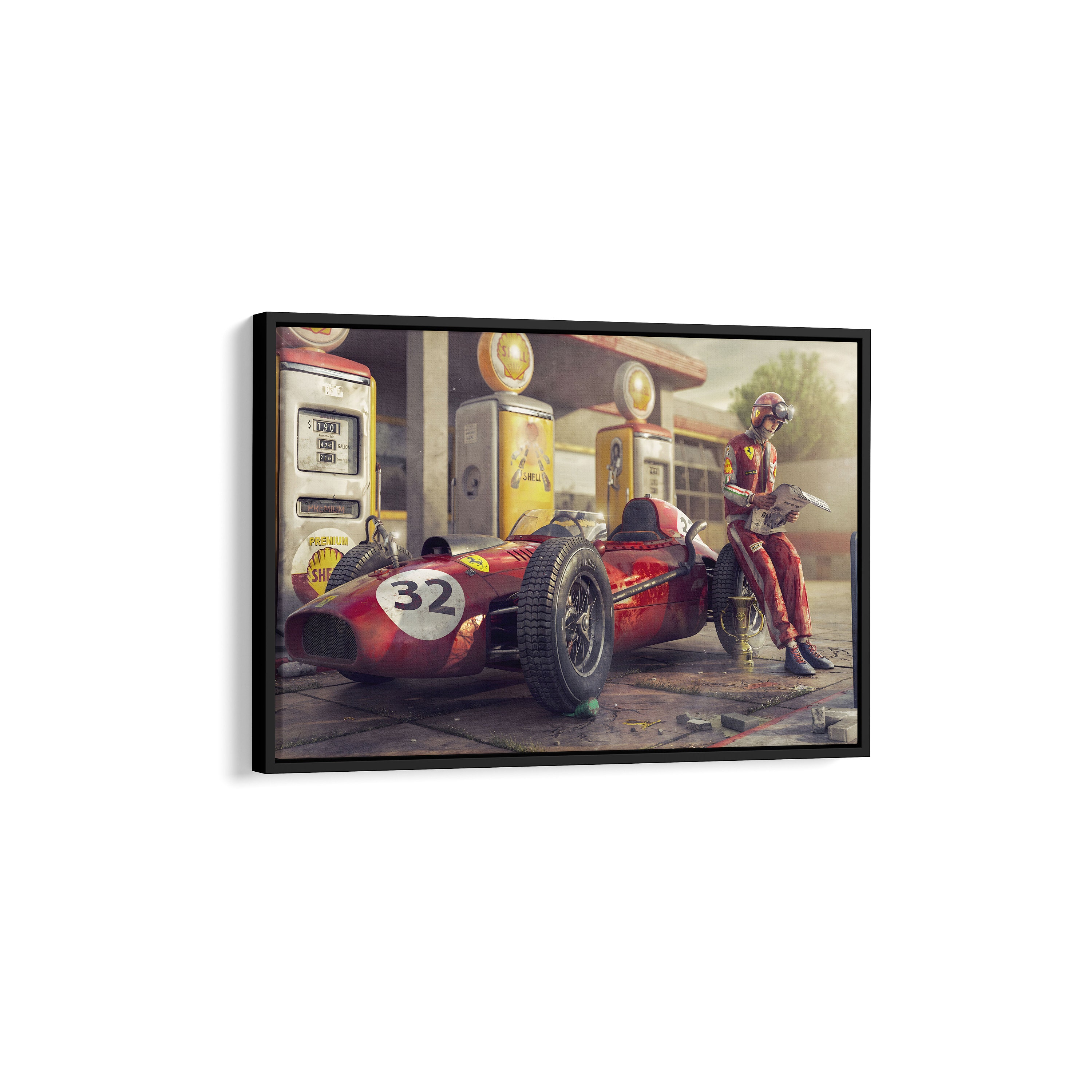 Formula One Car Poster / Formula 1 Wall Art Print / Office Wall Decor ...