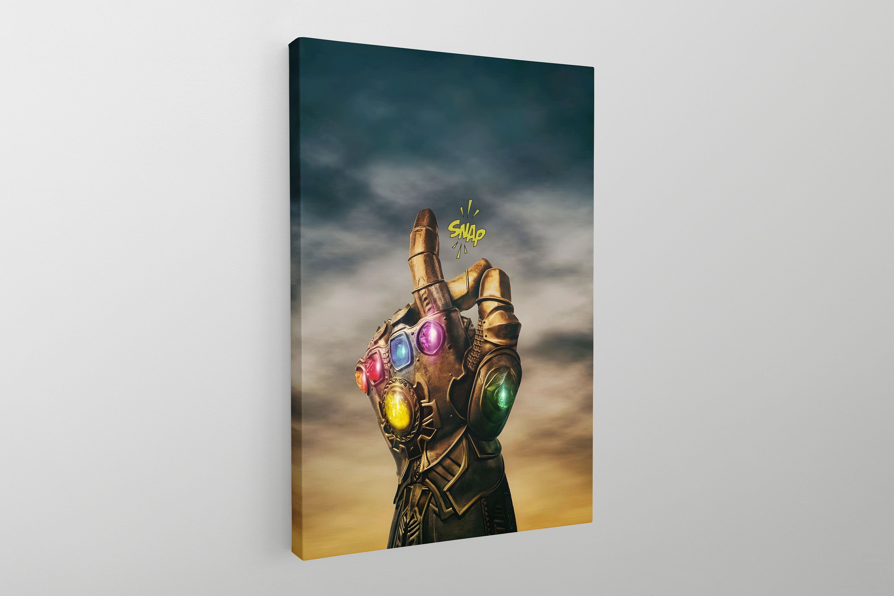 Thanos Poster / Cartoon Comics Art / Marvel Print Art / - Etsy
