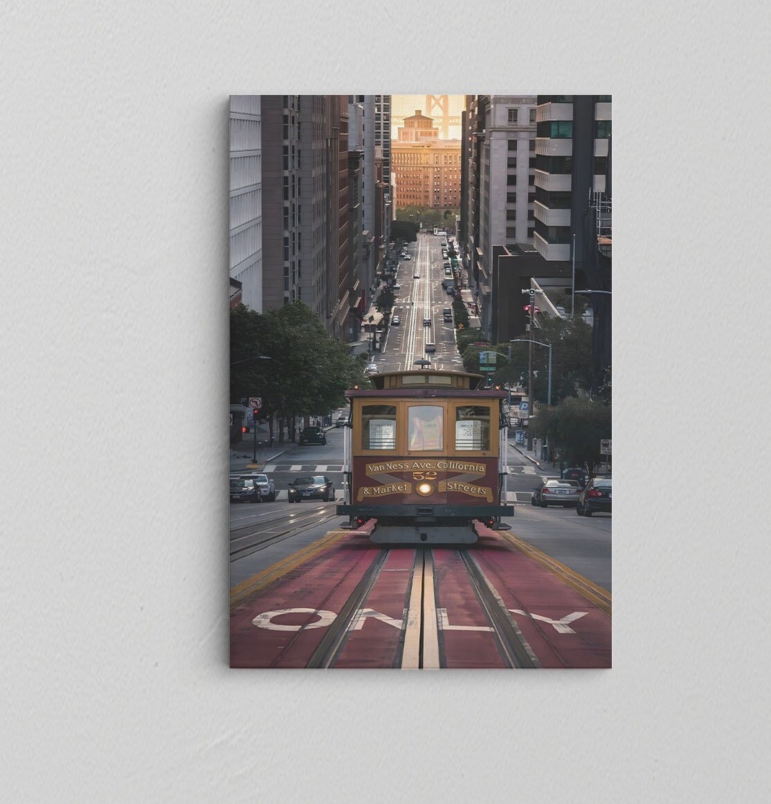 City Landscape Oil Painting Canvas / City Skyline / City Landscape ...