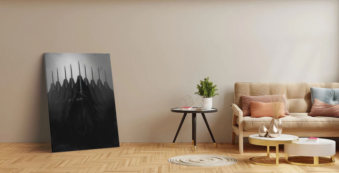 Nazgûl Poster / Middle Earth Map Canvas / Lord of the Rİngs Canvas ...