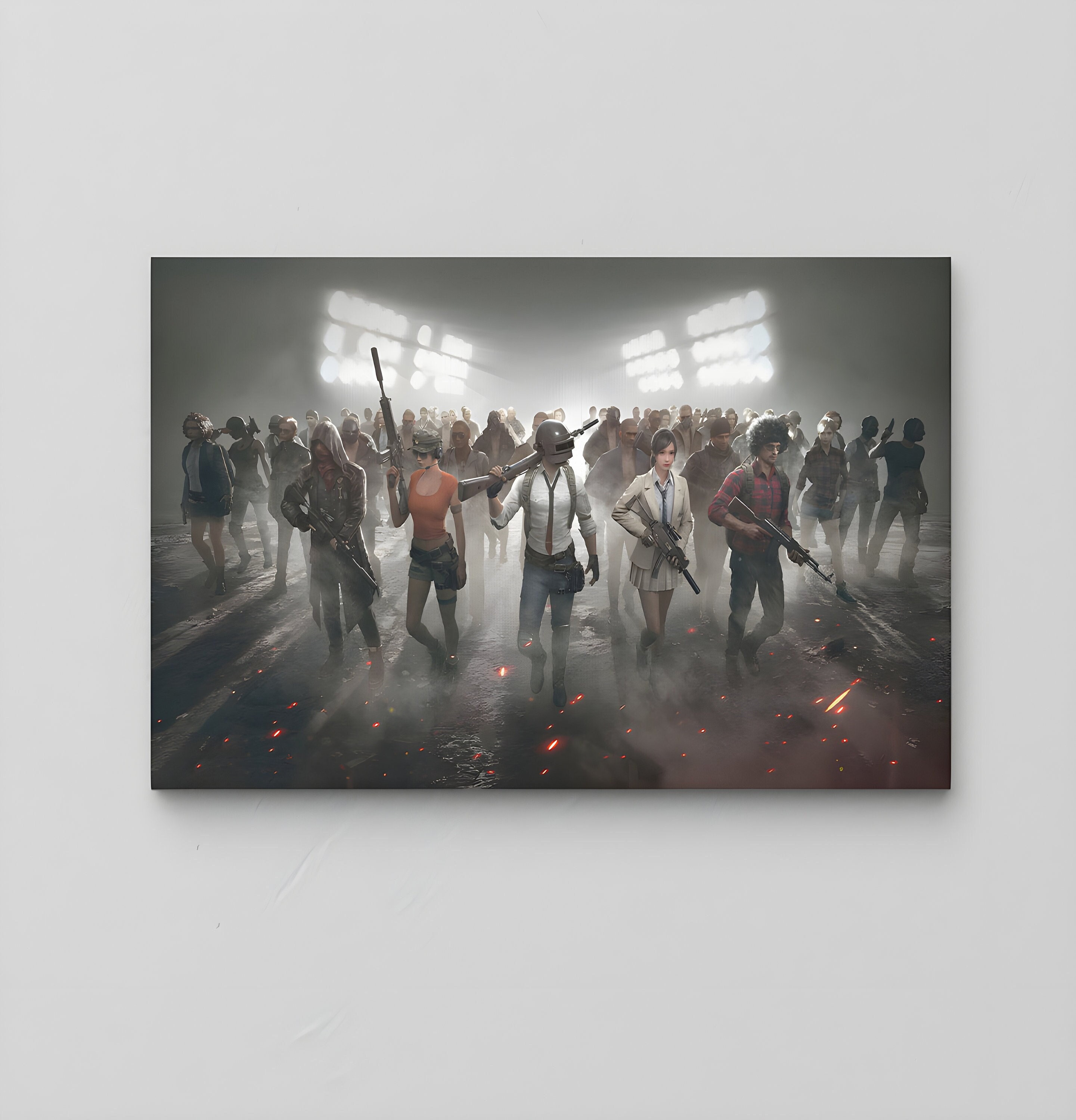 PUBG Game Poster / Game Wall Decor / Battlegrounds Poster / Decorative ...
