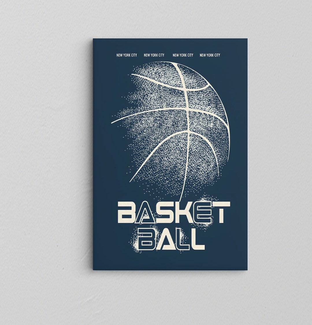 Basketball Canvas Wall Art / Sports Wall Art / High Quality Wall Art ...