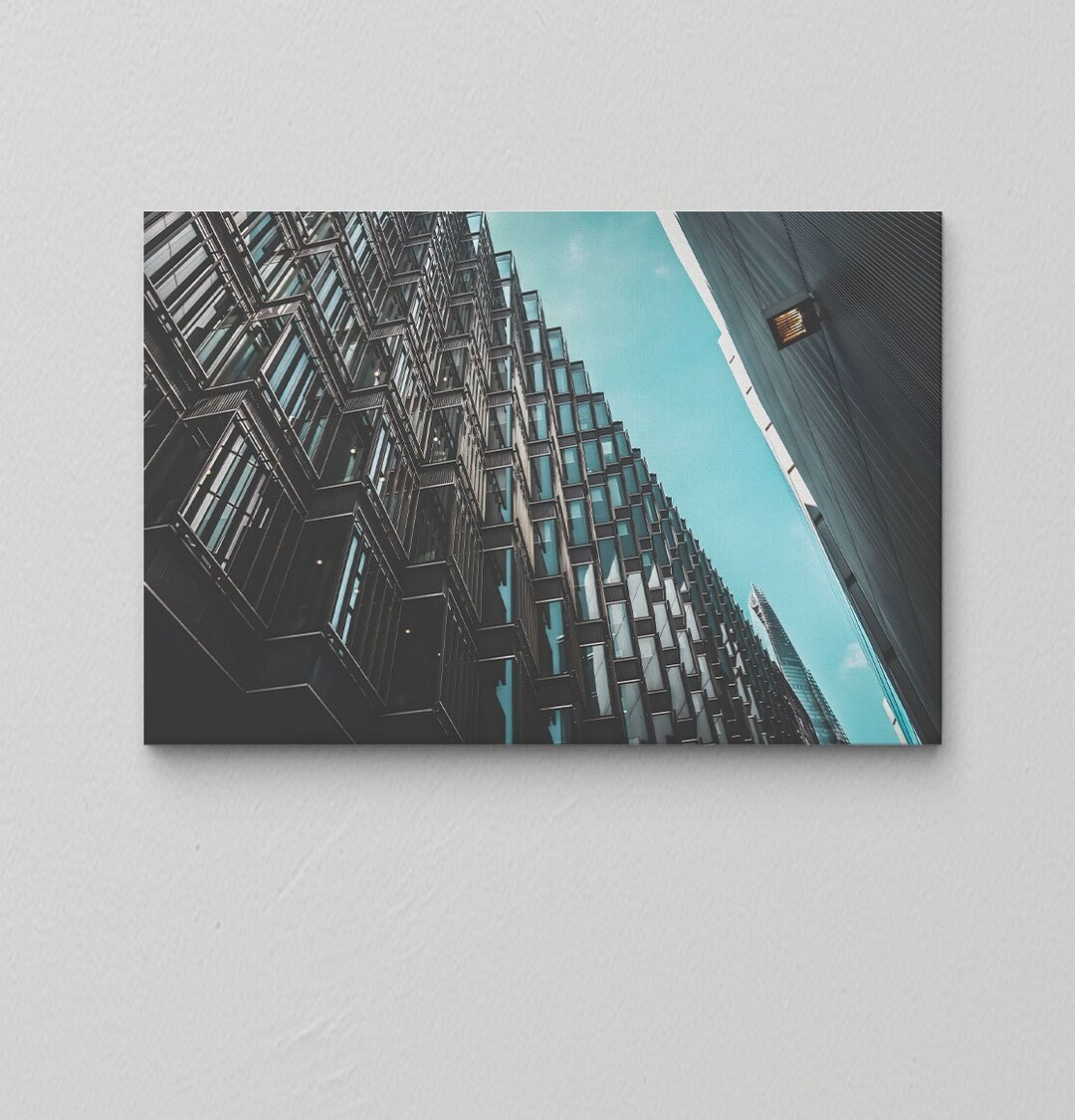 Cityscape Wall Decor / Skyline Landscape Canvas / View Wall Art ...